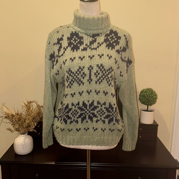 Sweaters | Vintage Hand Knitted One Step Up Sweater In Very Good ...